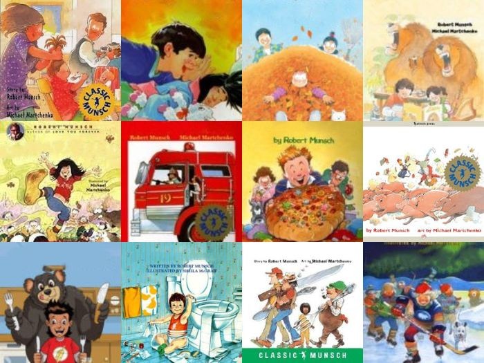 Robert Munsch Book Covers Quiz - By Ewlesy